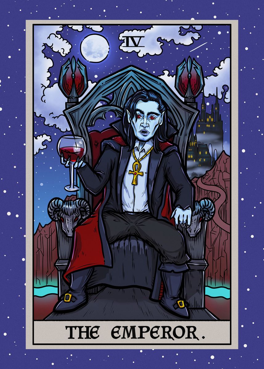 'The Emperor Terror Tarot' Poster, picture, metal print, paint by ...