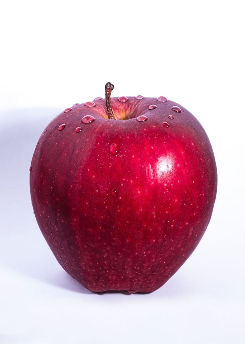 'apple red' Poster, picture, metal print, paint by The Diamond | Displate