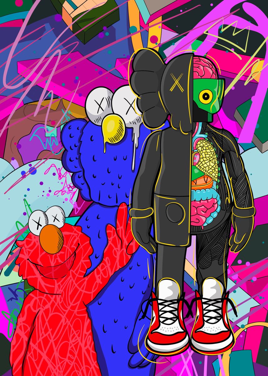 'Streetwear characters ' Poster, picture, metal print, paint by Biopic ...