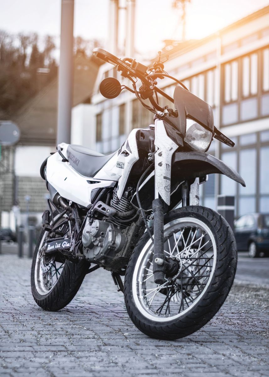 'Suzuki Dr Motorcycle' Poster, picture, metal print, paint by Faissal ...