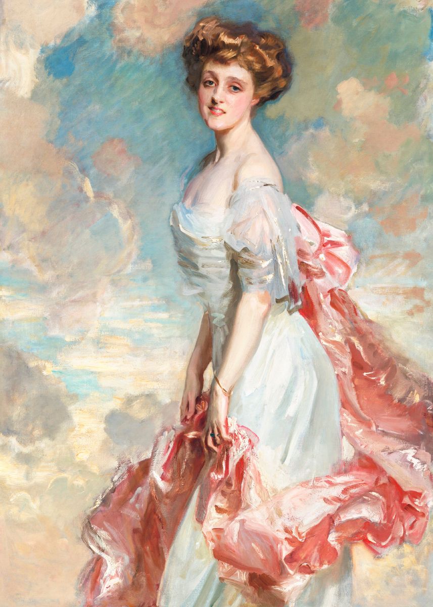 'Miss Grace Woodhouse 1890' Poster, picture, metal print, paint by ...