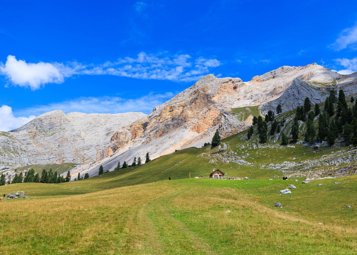 'Forcella Lerosa Dolomites' Poster by Giuseppe Cammino | Displate