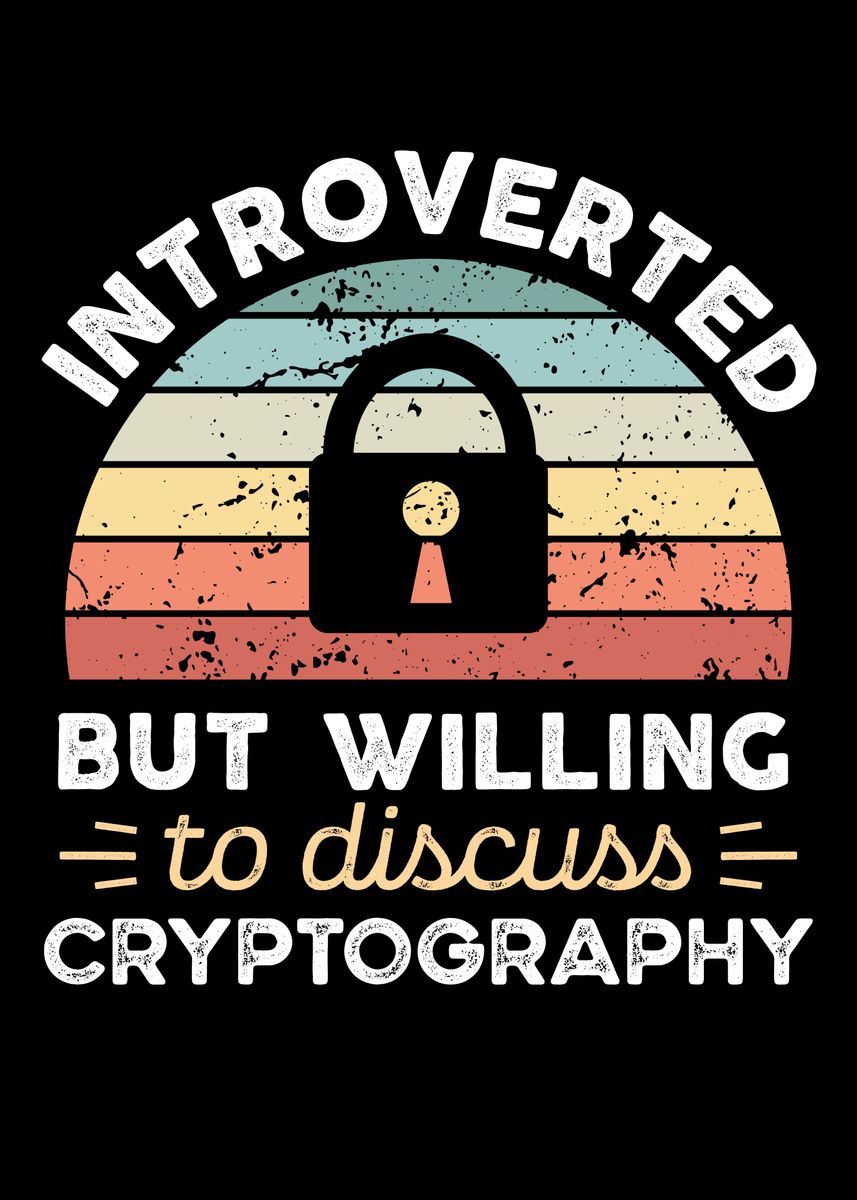 'Introverted Cryptography' Poster, picture, metal print, paint by Phil ...