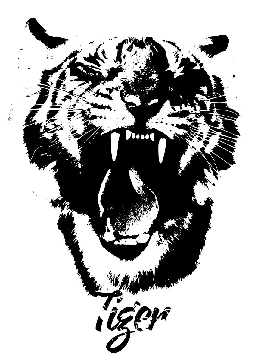 'Tiger' Poster by tona nguyen | Displate