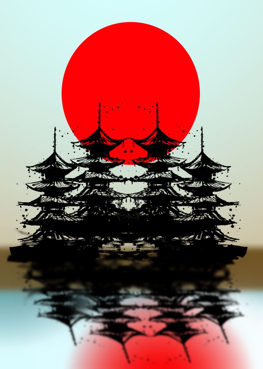 'nature japan' Poster by ADDIN ADILUHUNG | Displate