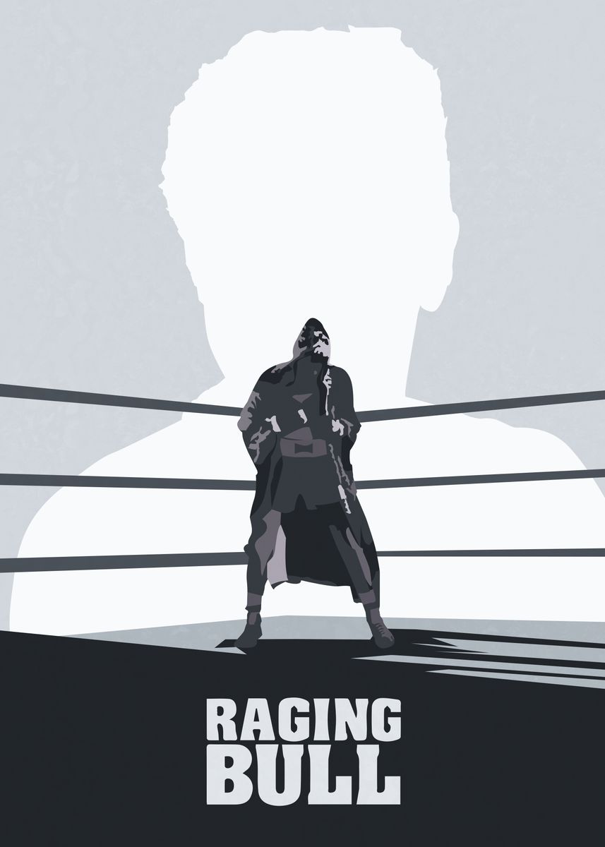 'Raging Bull' Poster by Kurizura Art | Displate