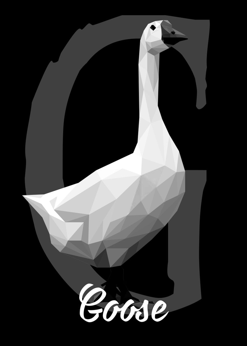 'Goose' Poster, picture, metal print, paint by minh doan | Displate