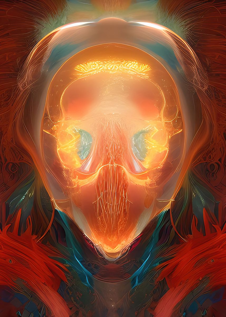 'Alien Dreams' Poster, picture, metal print, paint by Andrew Turtsevych ...