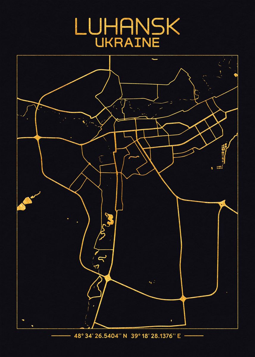 'Luhansk Oblast Ukraine ' Poster by Denis Siggers | Displate