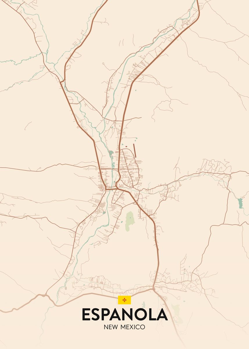 'Espanola NM' Poster by IMR Designs | Displate