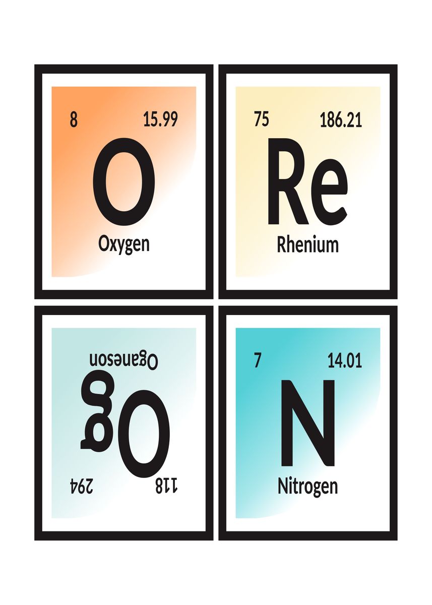 'Elements of Oregon' Poster, picture, metal print, paint by Maozva ...