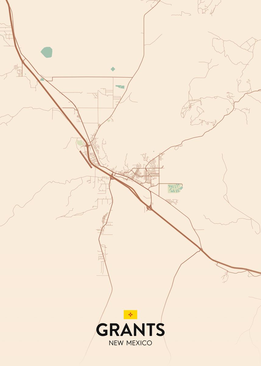 'Grants NM' Poster by IMR Designs | Displate