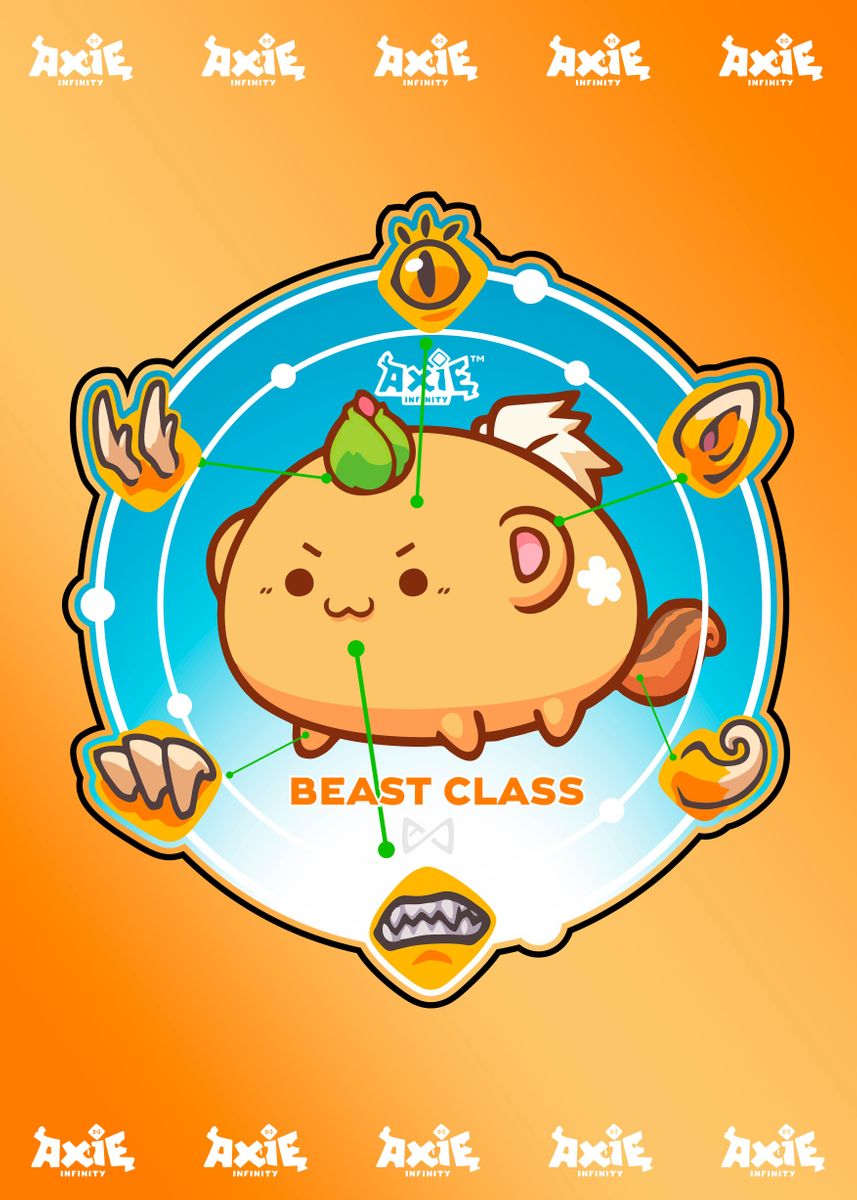 'BEAST CLASS AXIE INFINITY' Poster by Edson Maciel Santos | Displate