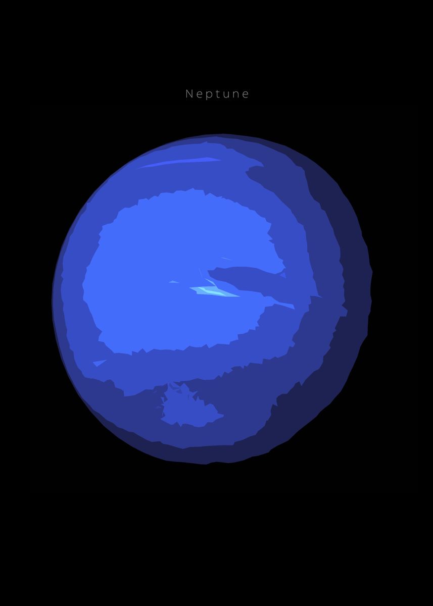 'Neptune' Poster, picture, metal print, paint by Galaxy Images | Displate