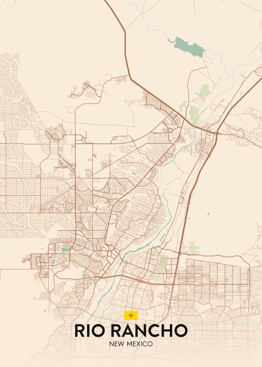 'Rio Rancho NM' Poster, picture, metal print, paint by IMR Designs ...