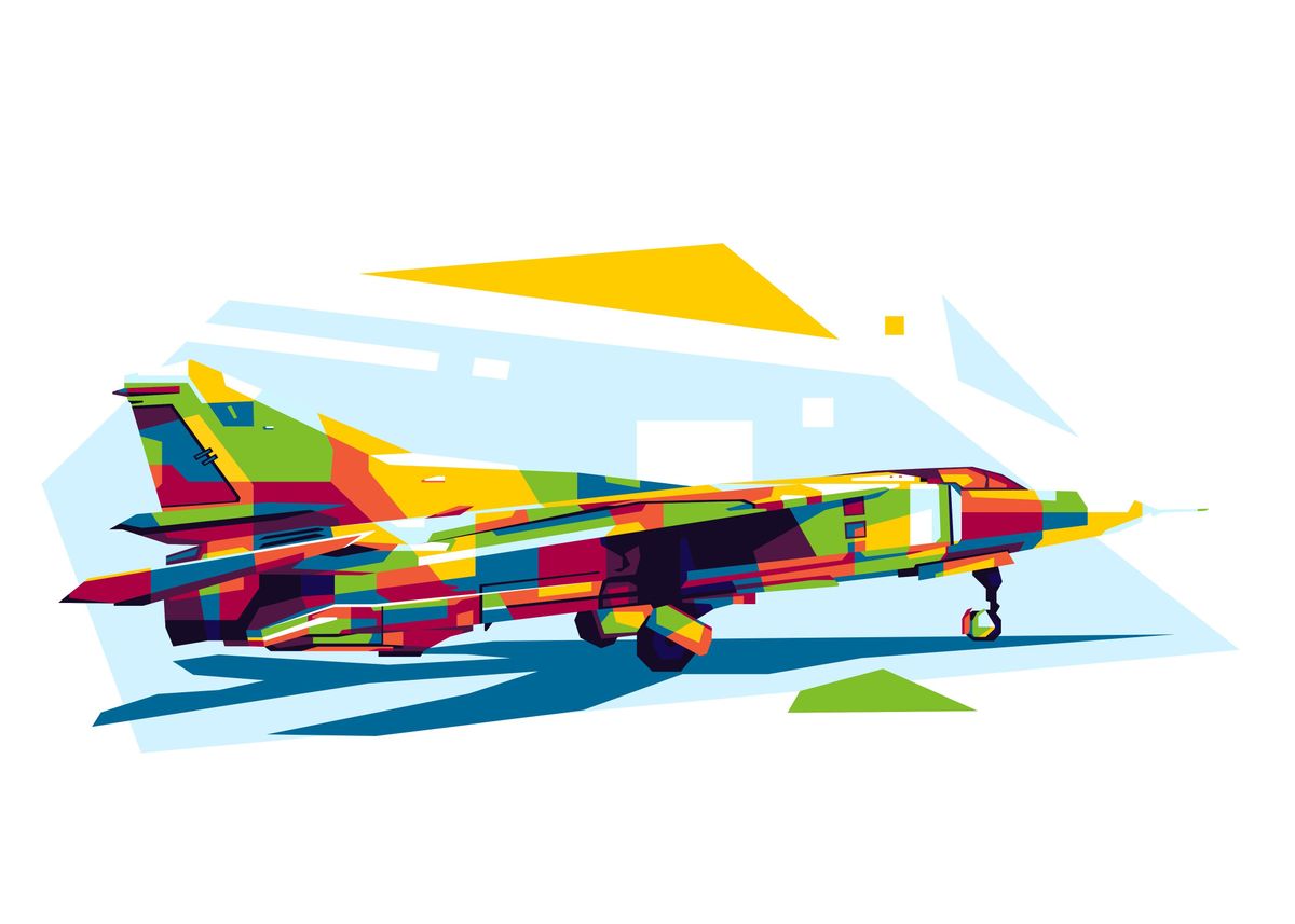 'MiG 23' Poster by Lintang Wicaksono | Displate