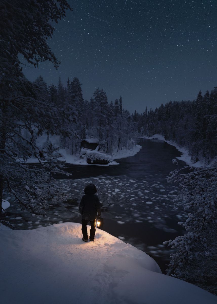 'Finnish Magic' Poster, picture, metal print, paint by Michelle von ...