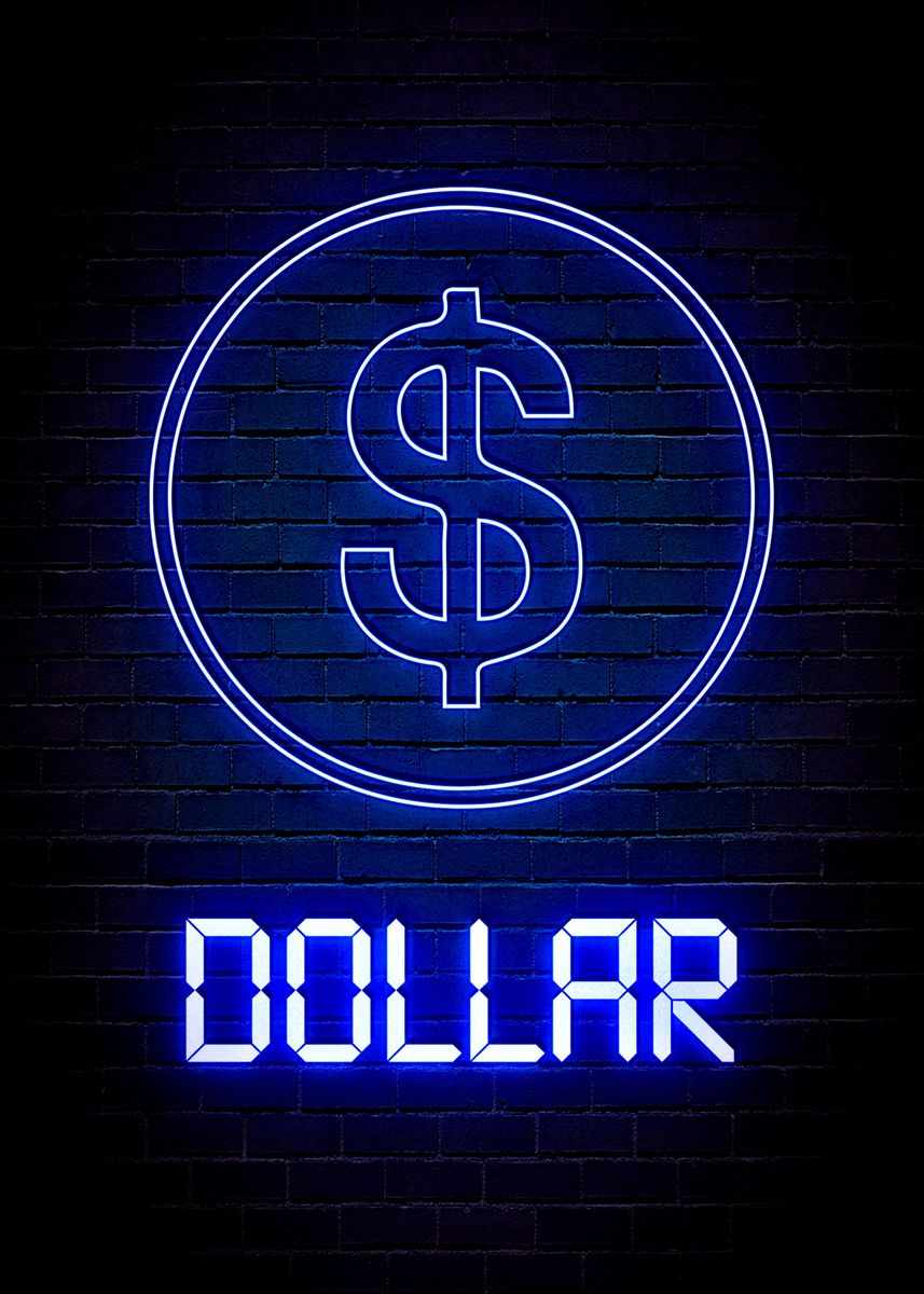 'Dollar' Poster by Luvy | Displate
