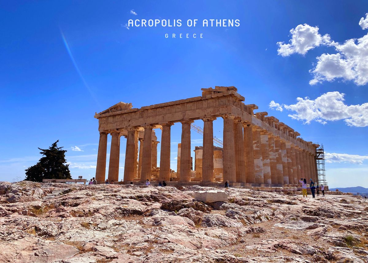 'Acropolis of Athens ' Poster by Explore Universe | Displate