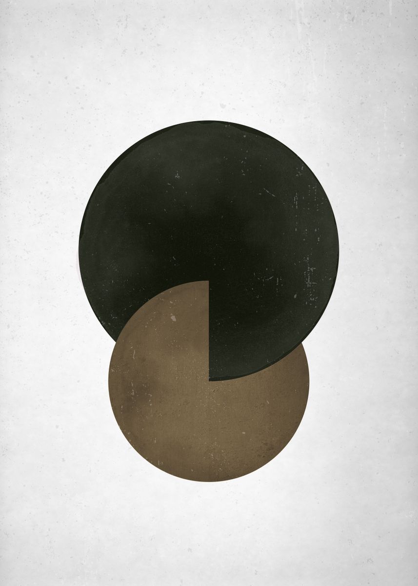 'Geometric Boho Circles' Poster by Uber Colektiv | Displate