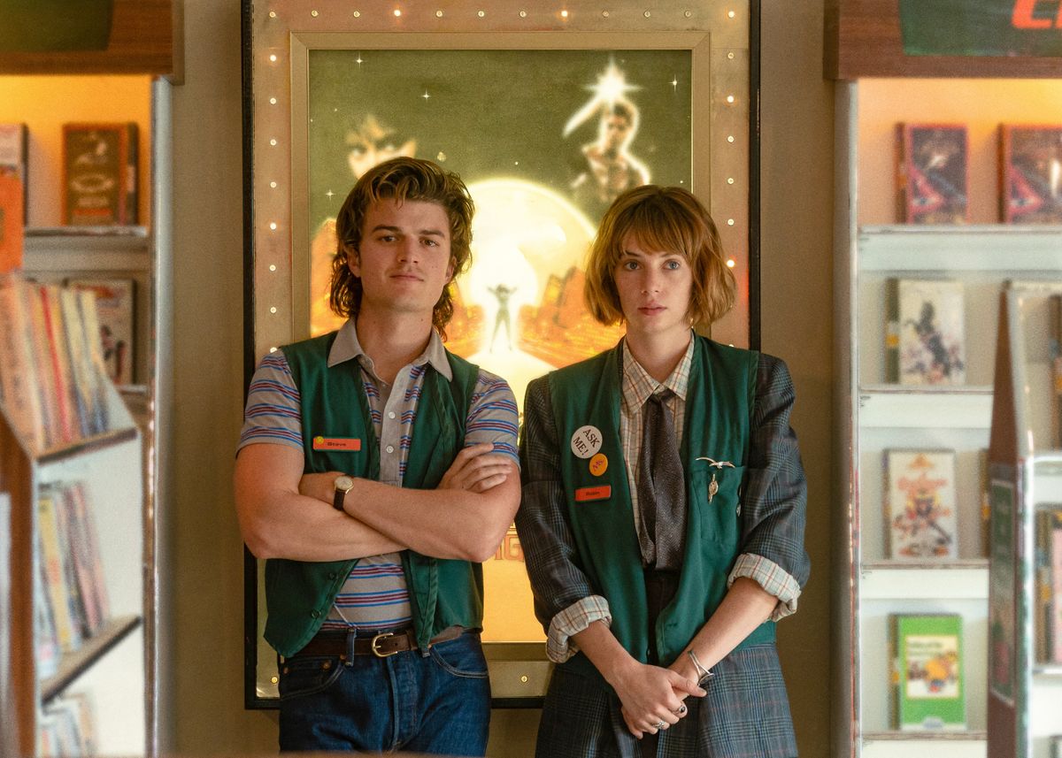 'Steve and Robin' Poster by Stranger Things Series | Displate