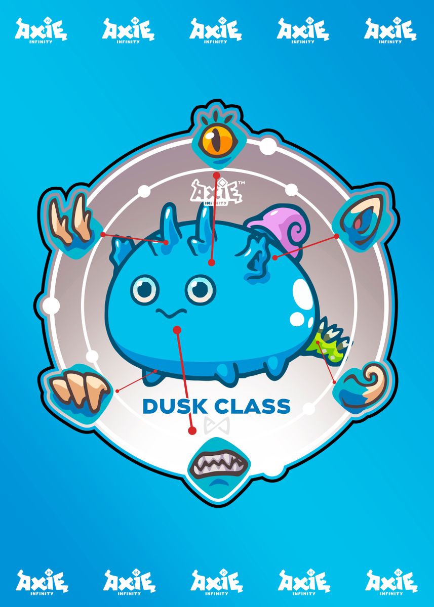 'DUSK CLASS AXIE INFINITY' Poster, picture, metal print, paint by Edson ...