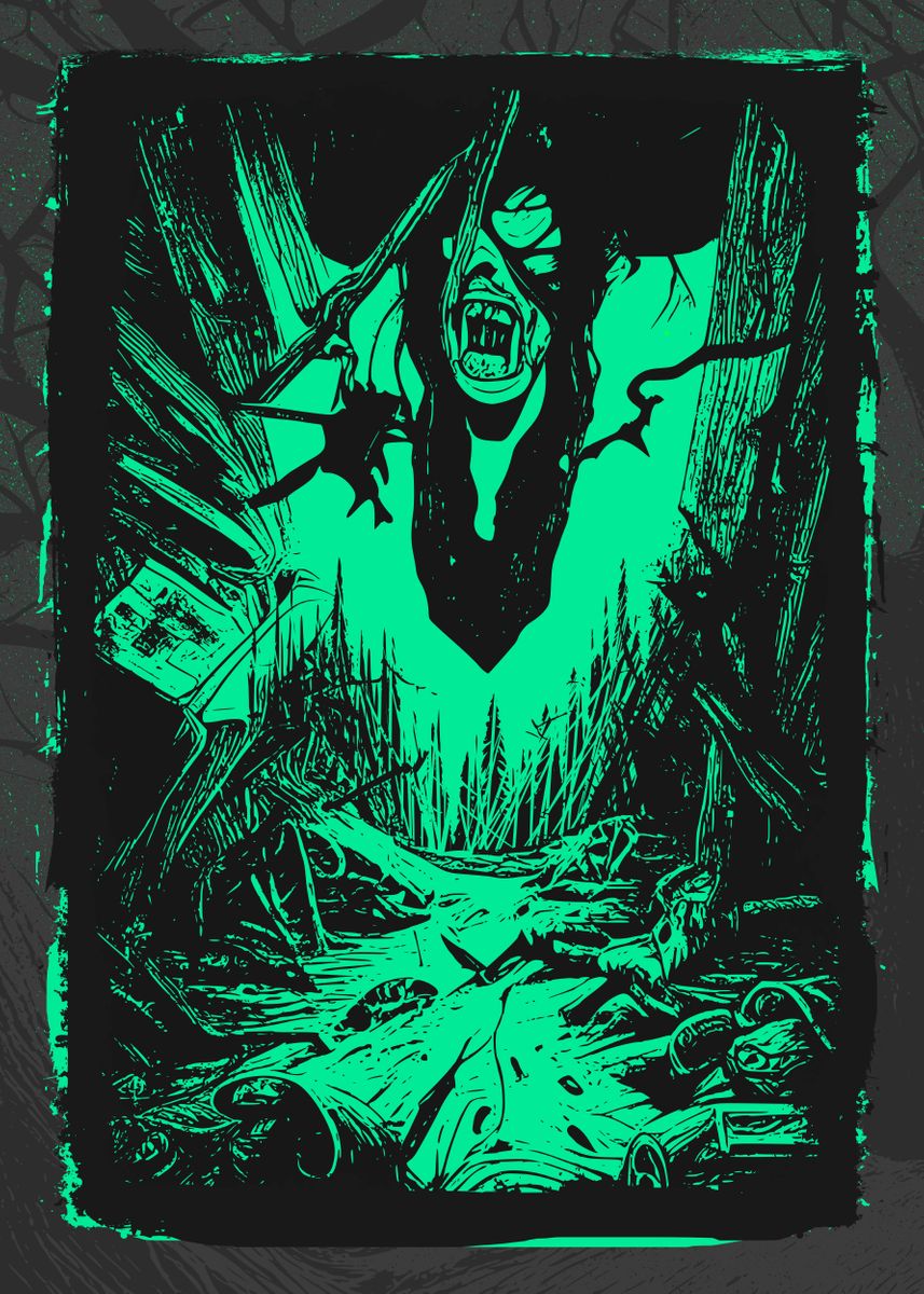 'Horror Creatures' Poster, picture, metal print, paint by Ilya Danilov ...