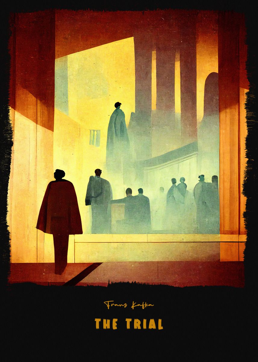 'The Trial' Poster, picture, metal print, paint by Deniz A. | Displate