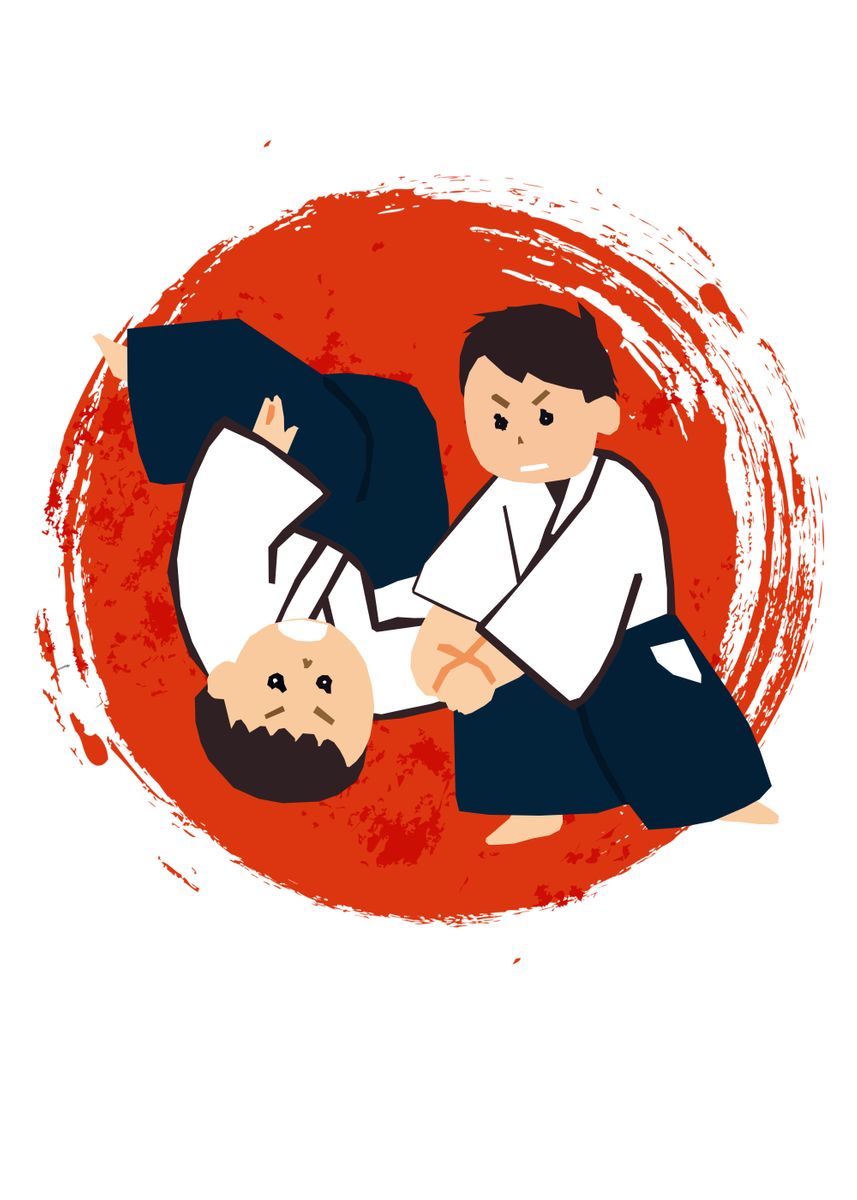 'Judo' Poster, picture, metal print, paint by Trending Collections ...