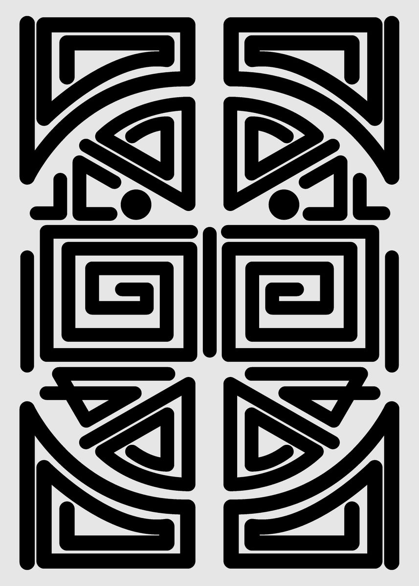 'Line Encrypted Type 09' Poster by Imam Bagaskara | Displate