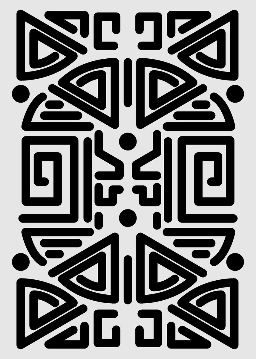 'Line Encrypted Type 03' Poster by Imam Bagaskara | Displate