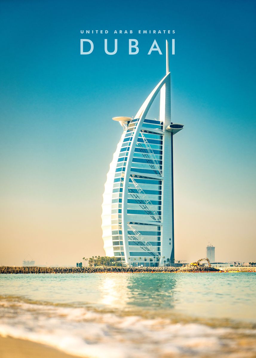 'Dubai Skyscraper' Poster, picture, metal print, paint by Oneil ...