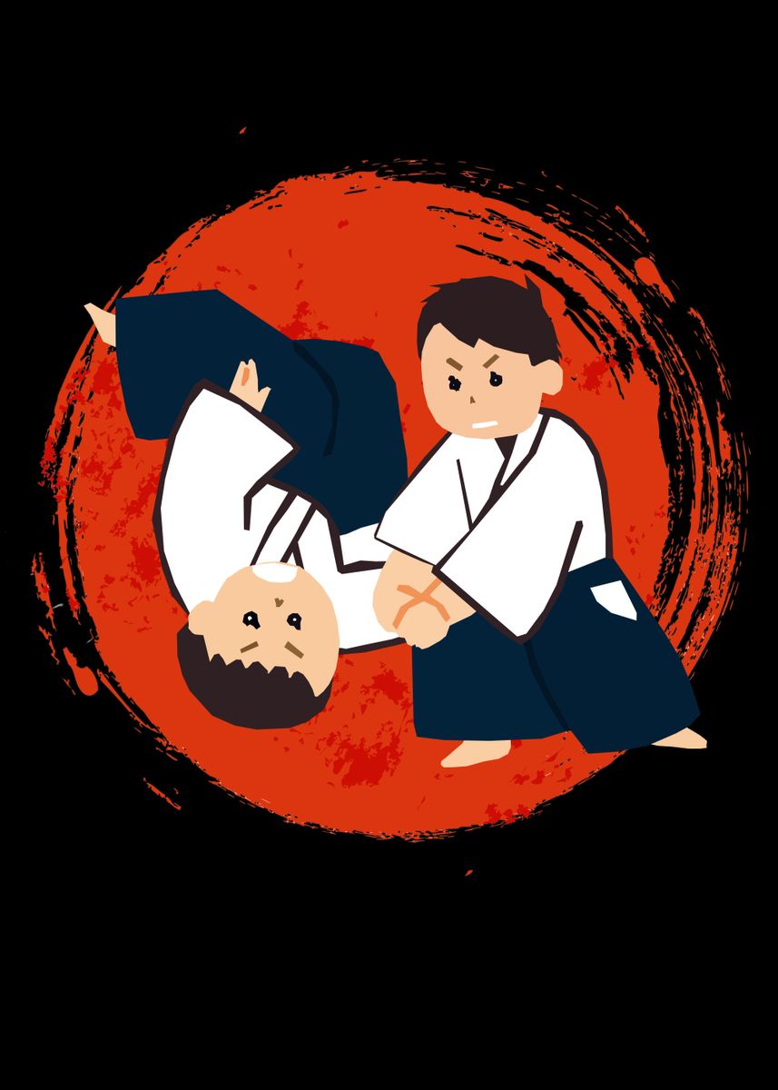 'Aikido' Poster, picture, metal print, paint by Trending Collections ...