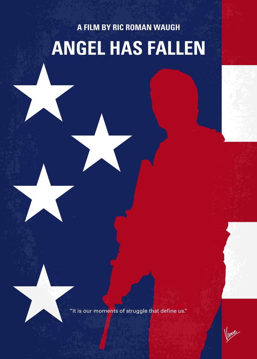 'No1313 Angel has fallen' Poster, picture, metal print, paint by ...