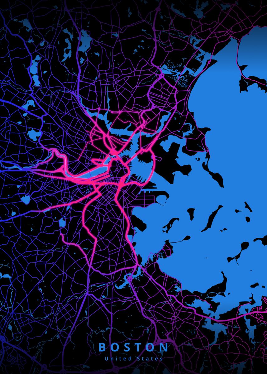 'Boston ' Poster by Deeo | Displate