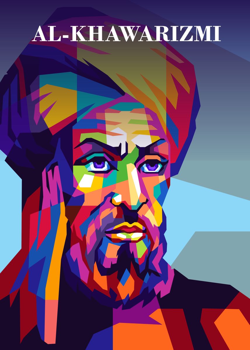 'Al Khawarizmi' Poster, picture, metal print, paint by Shichiro Ken ...