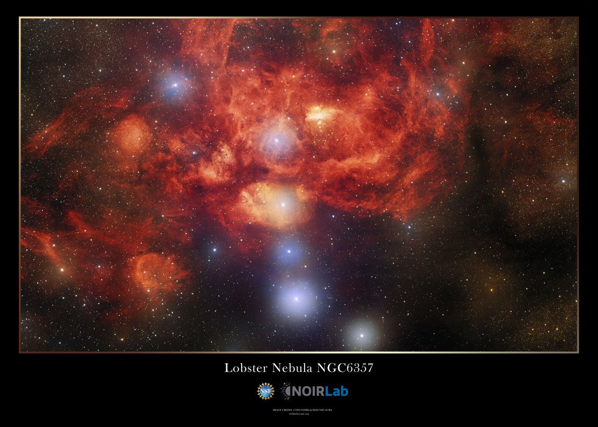 'Lobster Nebula NGC6357' Poster by NTx Photography | Displate