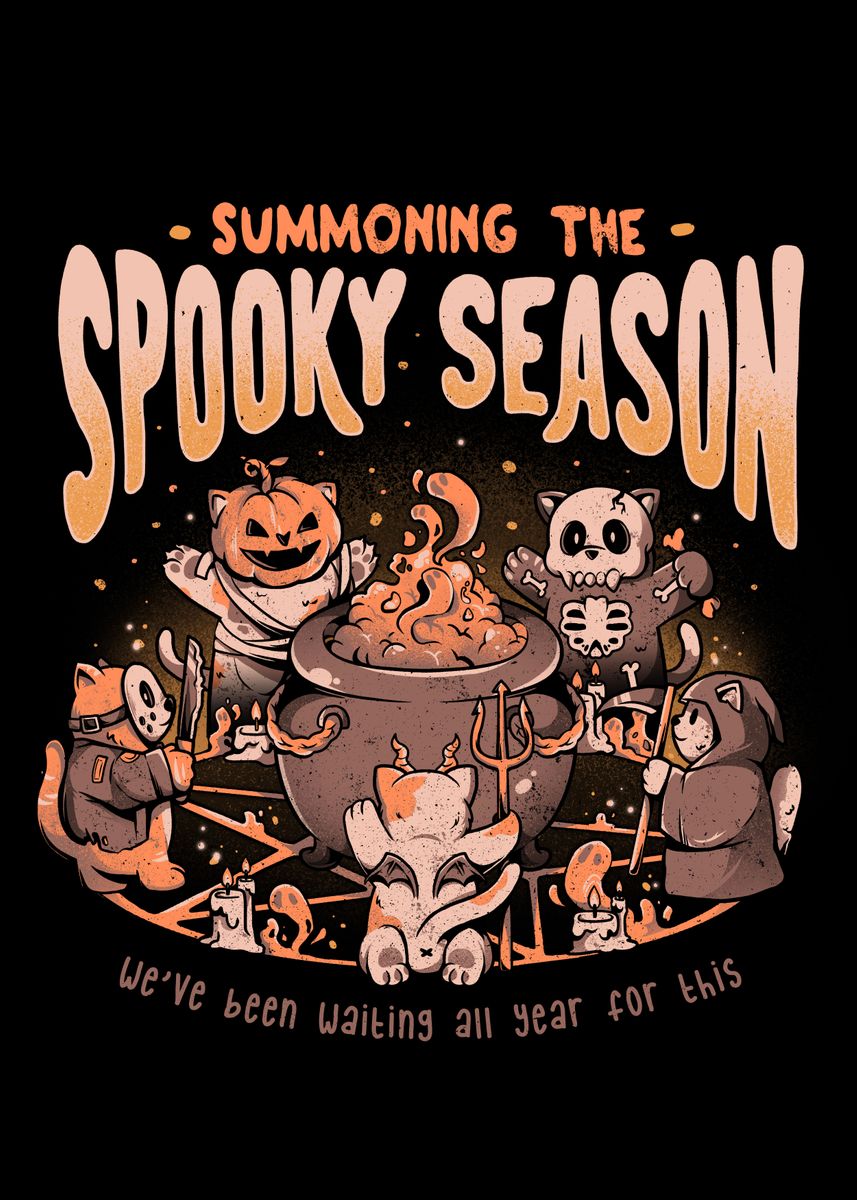 'Spooky Season' Poster, picture, metal print, paint by Eduardo Ely ...