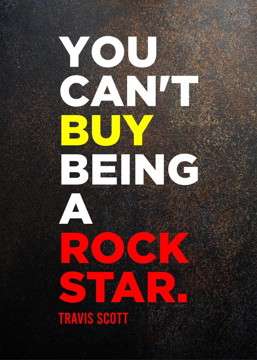 'music quoate motivation' Poster, picture, metal print, paint by ...