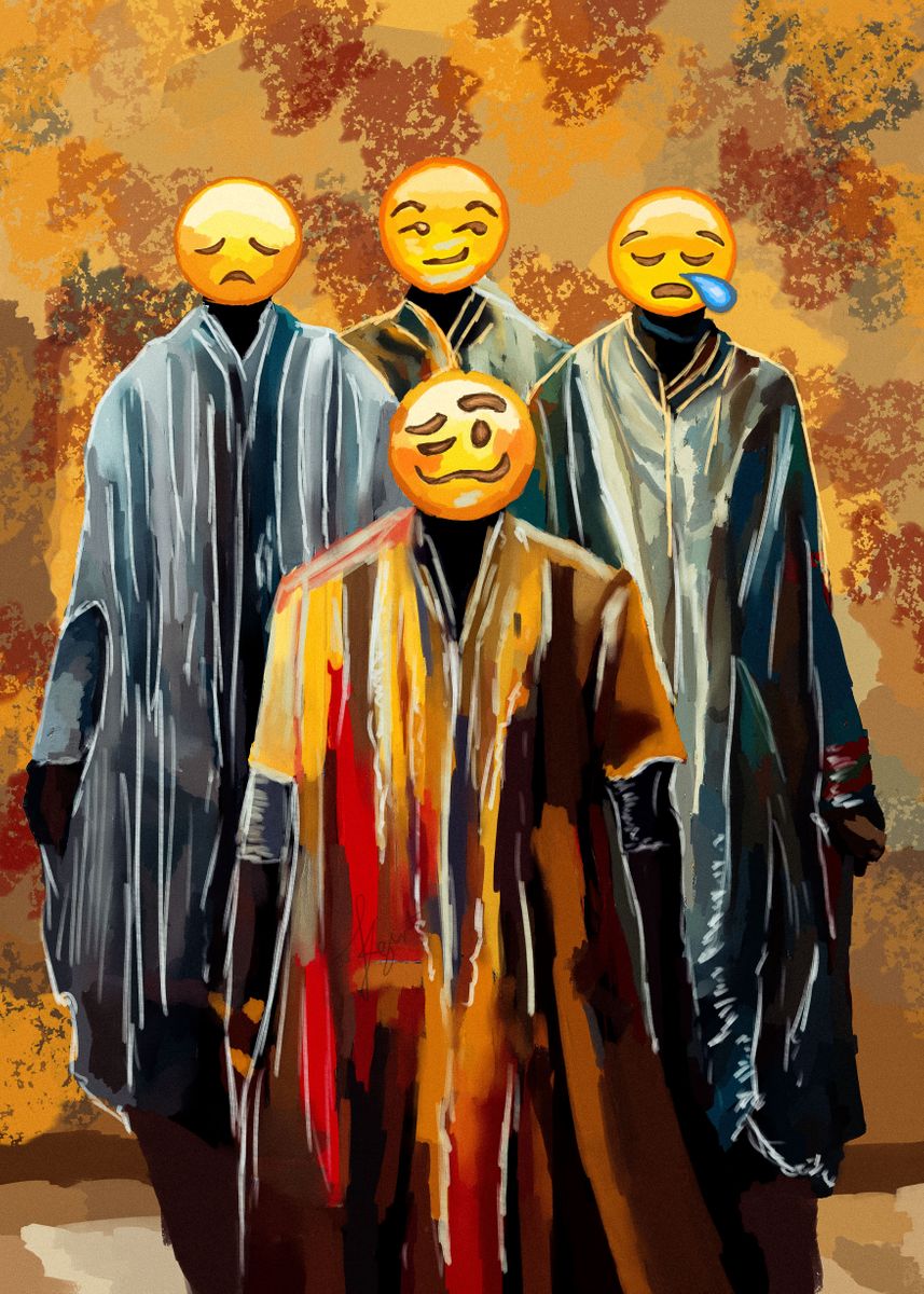 'The Many Characters' Poster, picture, metal print, paint by KG Art ...