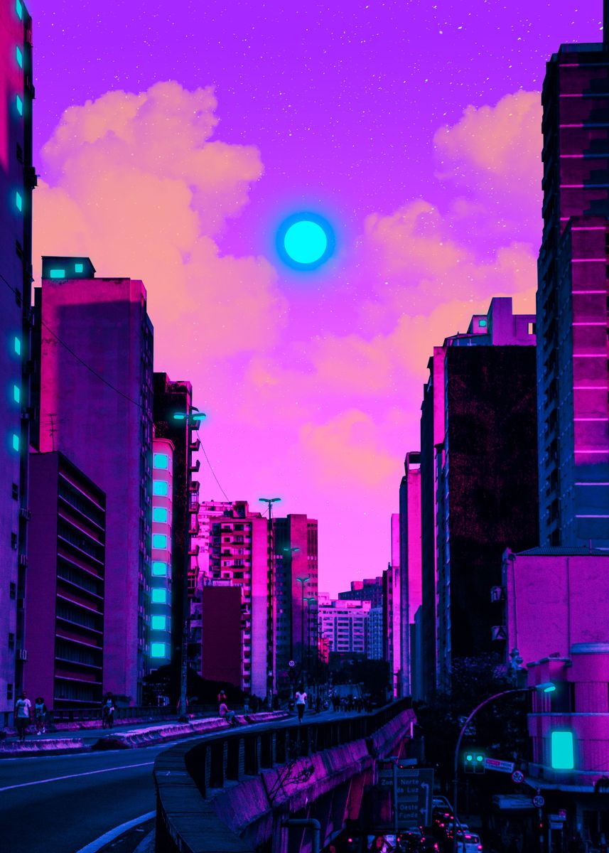 'Magic City' Poster by NeonArt1984 | Displate