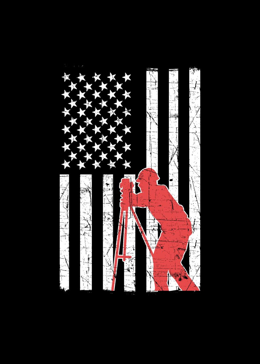 'Land Surveying' Poster, picture, metal print, paint by Fabian El ...