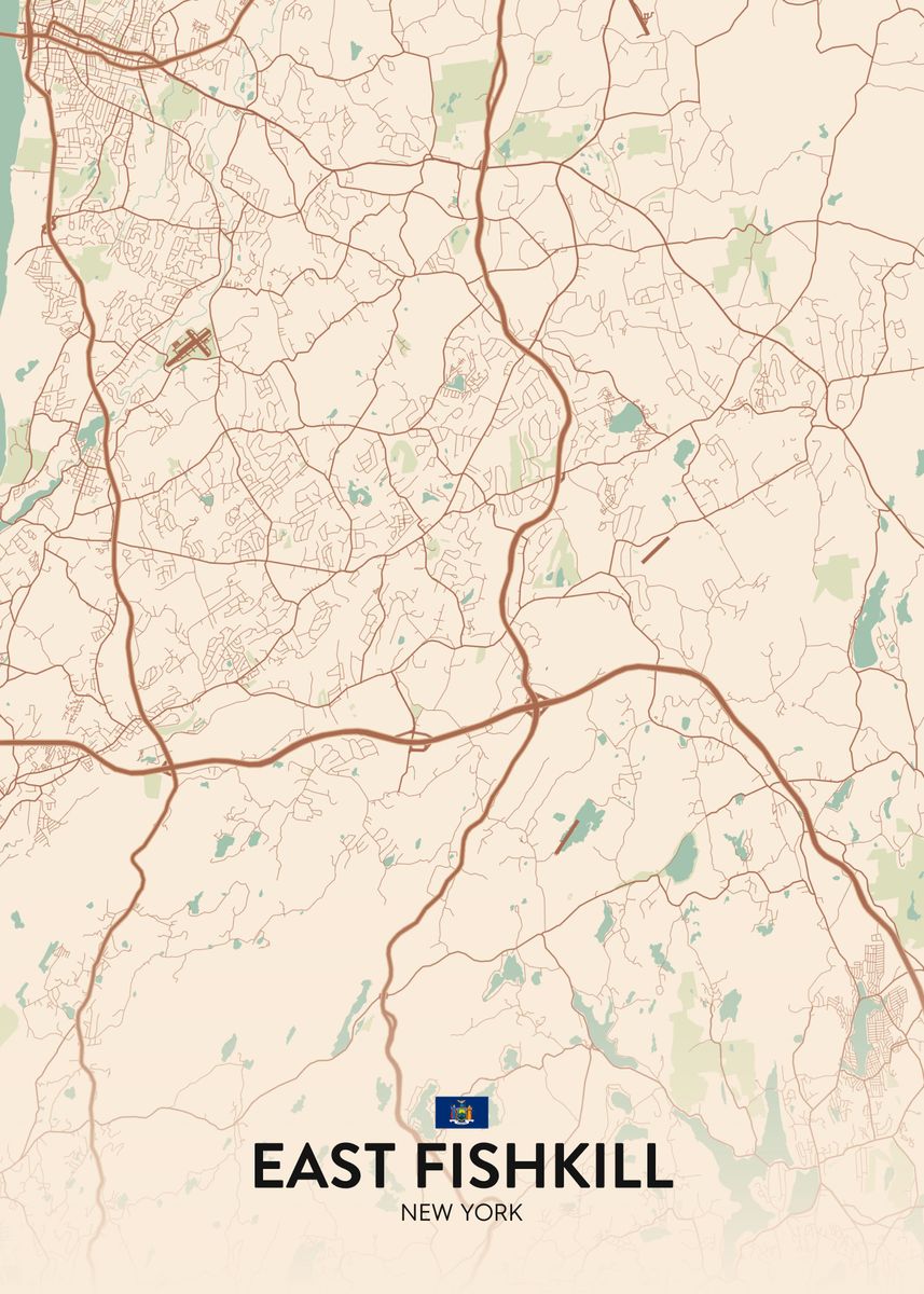 'East Fishkill NY' Poster, picture, metal print, paint by IMR Designs ...