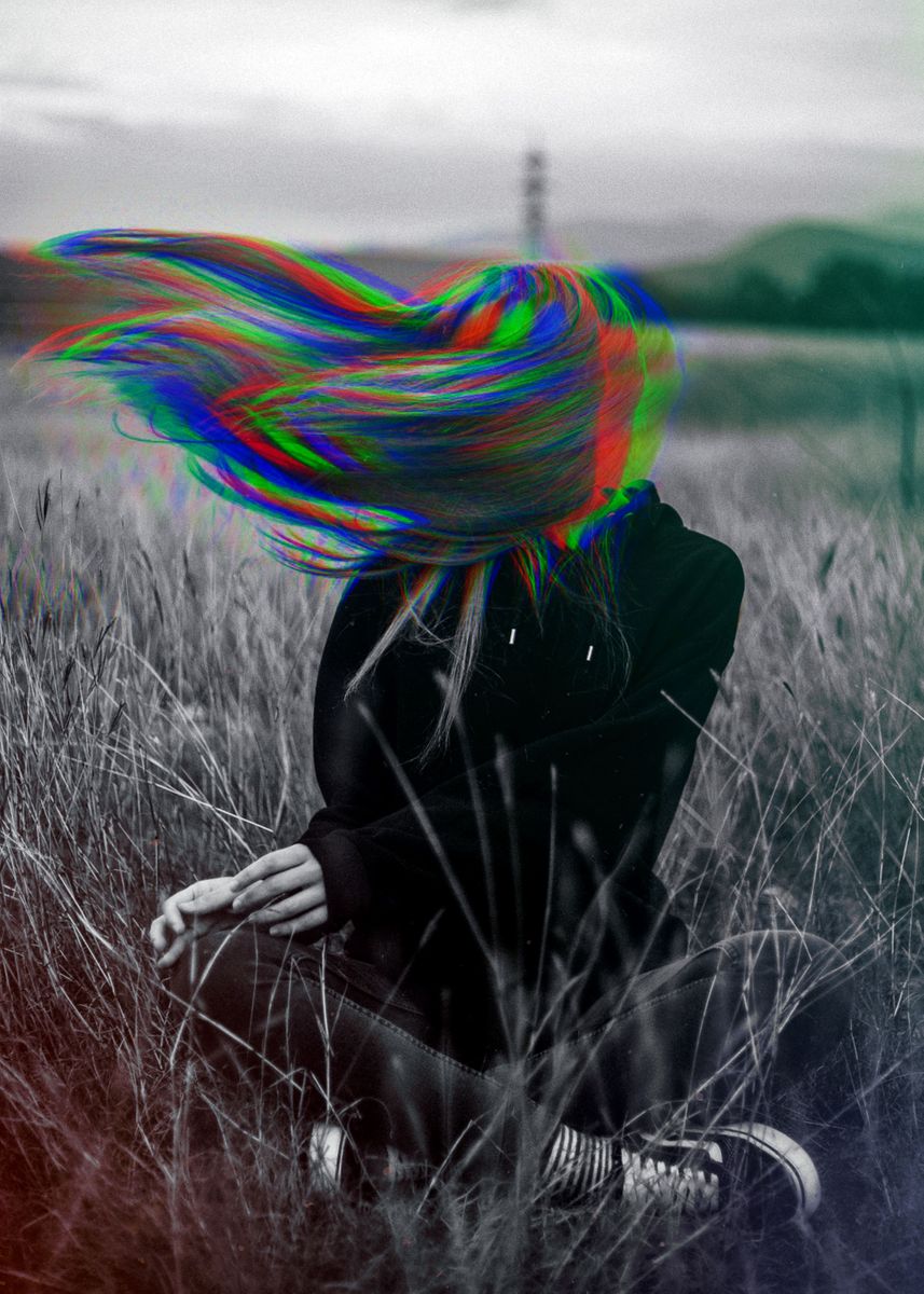 'Wind' Poster, picture, metal print, paint by seam less | Displate