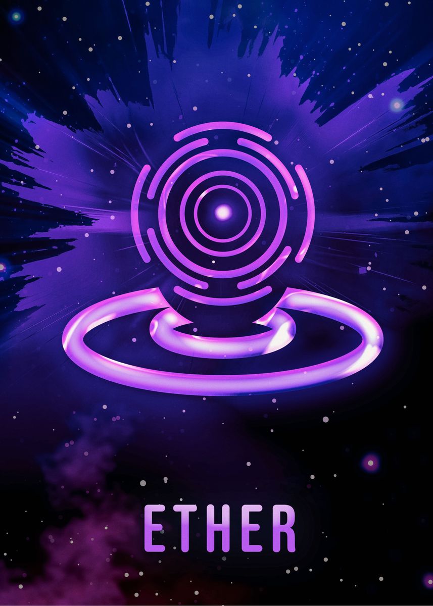 'Ether primordial element' Poster, picture, metal print, paint by Kitty ...