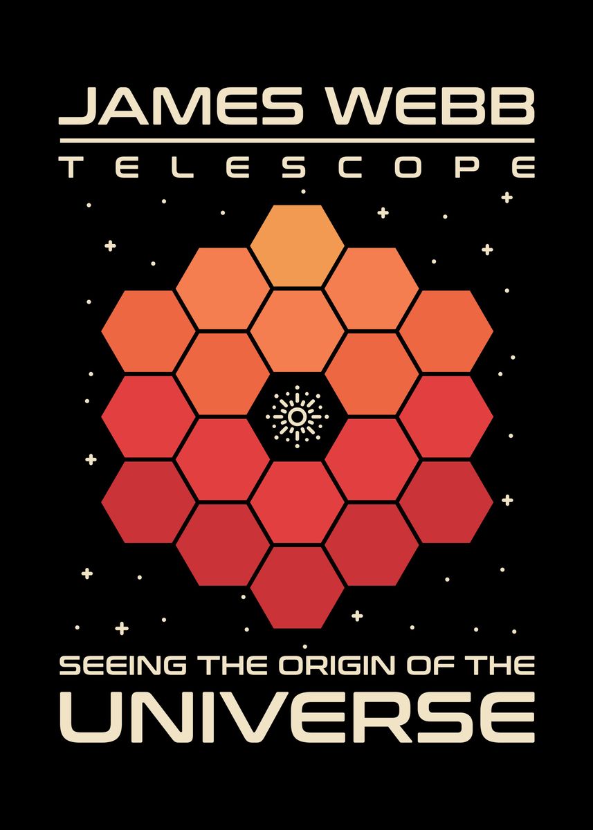 'James Webb Telescope' Poster, picture, metal print, paint by sachpica ...