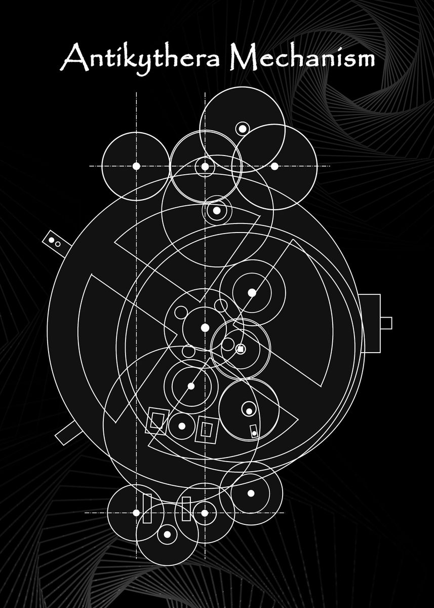 'Antikythera Mechanism' Poster, picture, metal print, paint by Science ...
