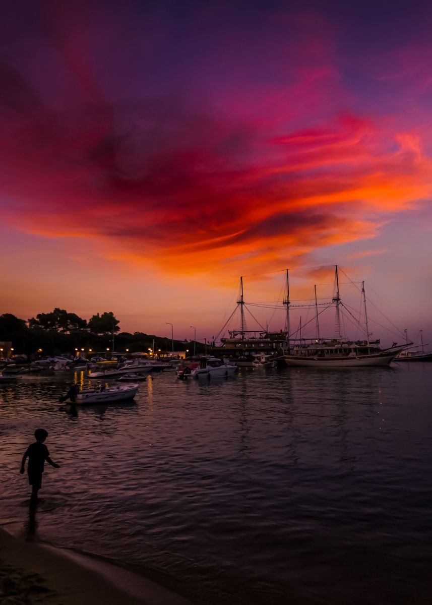 'Chasing the Light' Poster, picture, metal print, paint by ...