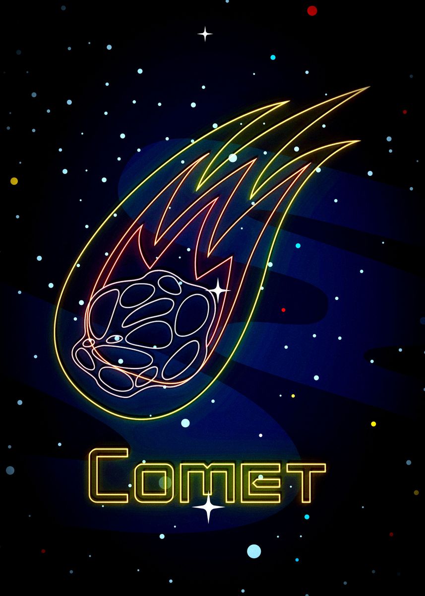 'Comet' Poster by Black Iris | Displate