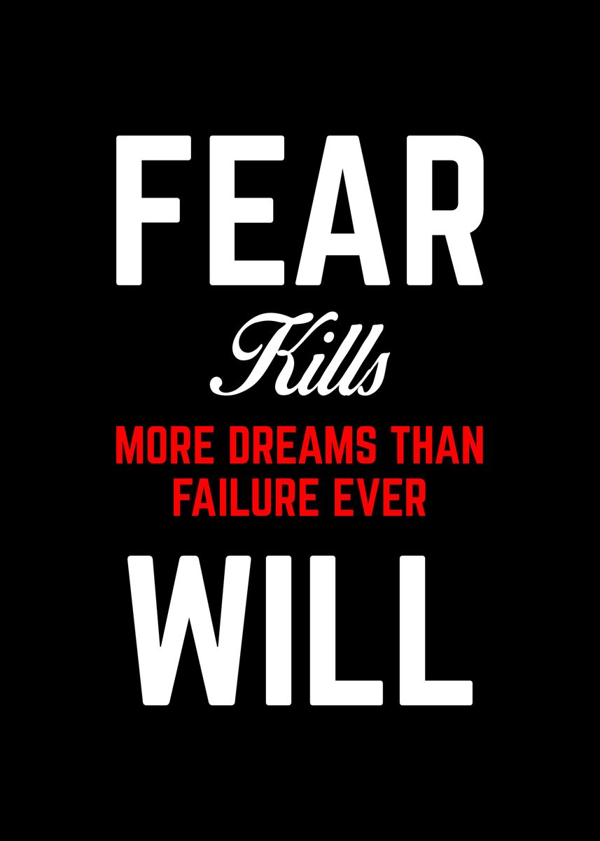 'Fear' Poster, picture, metal print, paint by tobirama senju | Displate